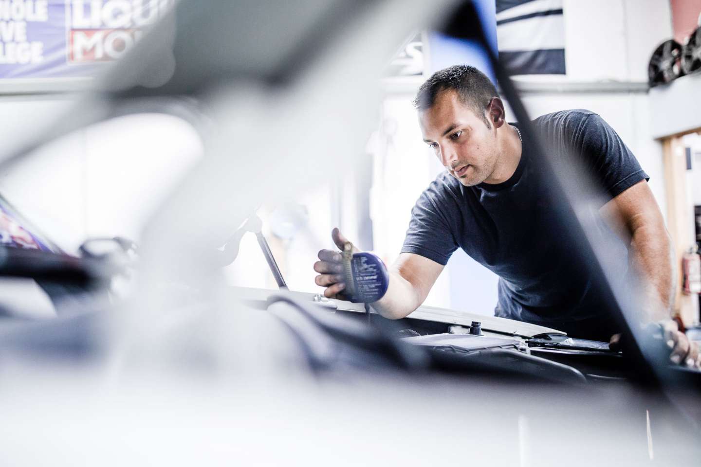 Unternehmensfotos für die Autowerkstatt Engel bei Bretten